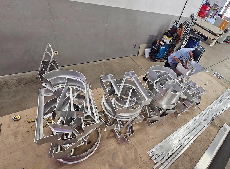 Custom Sign Fabrication & Construction | Phillips Sign & Lighting